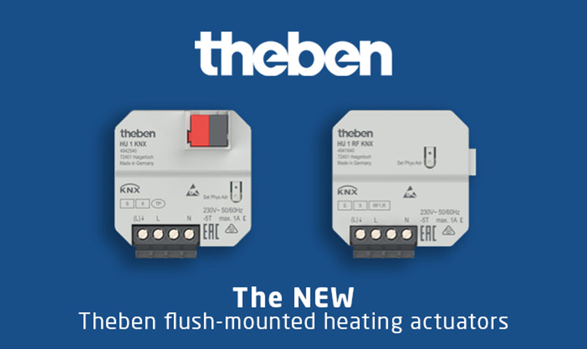 Introducing the new Theben flush-mounted heating actuators