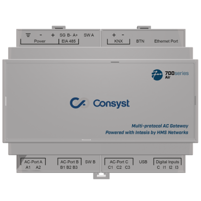 Consyst Intesis multi-brand AC interface with KNX, Serial and IP support