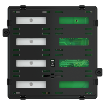 eKinex 20Venti pushbutton with backlit text/symbols and proximity sensor