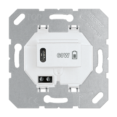 Jung USB charger with 1 USB port type C
