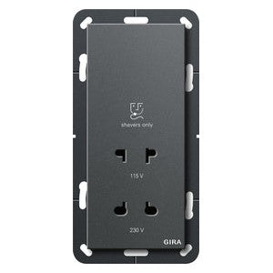 Razor socket outlet 115 - 230 V~