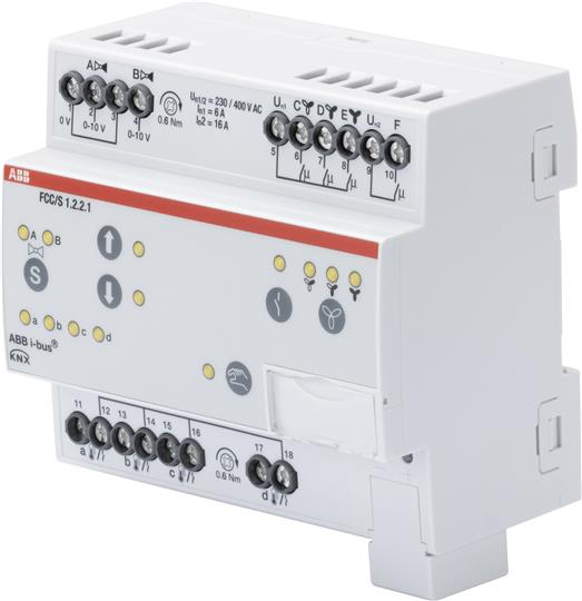 ABB Fan Coil Controller (2x) 0-10V 3st mO