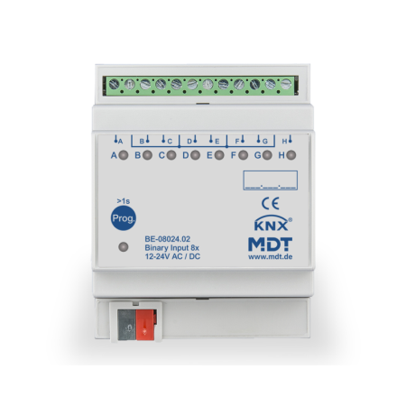 MDT Binary Input 8-fold, 4SU MDRC, Inputs 24VAC/DC