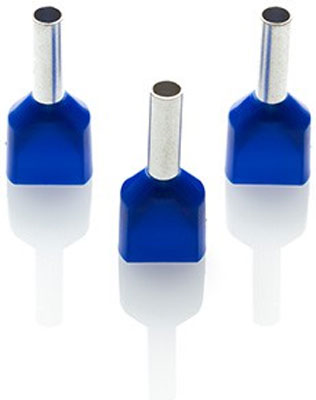 Partex Ferrule, Twin Cord End French Type, Bootlace Ferrule 2x2.5mm ...